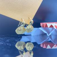 China Trendy Small Gold Plumeria Earrings for sale