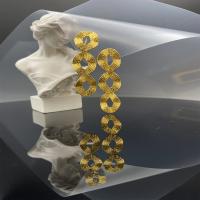 China Stylish Small Gold Plumeria Earrings for sale