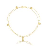 China 18K Gold Anklets with Custom Names: Perfect Personalized Gifts for sale