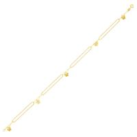 China 18K Gold Anklets with Custom Names: Perfect Personalized Gifts for sale