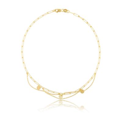 China Custom Initial Name Anklet 18K Gold Personalized Jewelry for Women Gift for sale