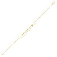 China Custom Initial Name Anklet 18K Gold Personalized Jewelry for Women Gift for sale