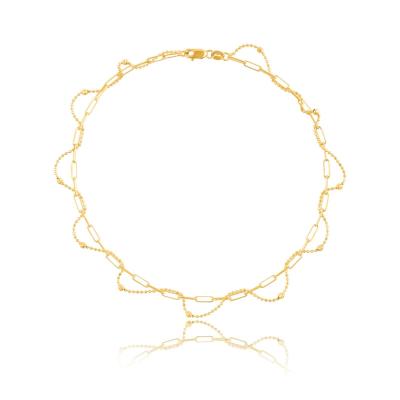 China Custom 18K Gold Anklet Personalized Name Initials Women Anniversary Gift Custom Size for sale
