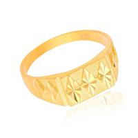 China 18kt Gold Wedding Ring for Women Custom Size Rose Gold Yellow Gold White Gold Romantic Anniversary Engagement Gift for sale