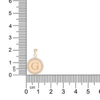 China 18K Gold ‘G’ Pendant Necklace for sale