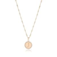 China 18K Gold ‘J’ Pendant Necklace for sale