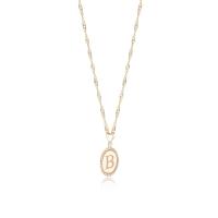 China 18K Gold ‘B’ Pendant Necklace for sale