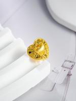 China Qicai24K01 24K Gold Jewelry with Polished Finish and Lobster Clasp - One Size Classic Design for sale