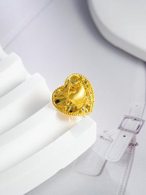 China Qicai24K01 24K Gold Jewelry with Polished Finish and Lobster Clasp - One Size Classic Design for sale