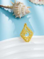China Qicai 24K Gold Jewelry - 24 Karat Pure Gold Accessories with Lobster Clasp and Round Design for sale