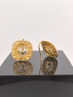 China 925 Silver Earrings with 14K 18K 24K Gold Plating - IGI Certified Rose Gold Finish for Everyday Wear for sale
