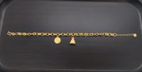 China 24K Gold Jewelry Collection - 99.9% Pure Gold Bracelets & Earrings with IGI Certification and Custom Design Options for sale