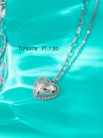 China Pt950 Platinum Sweet Heart Jewelry Set - Necklace, Earrings & Rings with IGI Certification for sale