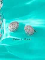 China AU750 Platinum Water Droplet Jewelry Set with IGI Certification - Necklace, Rings & Earrings 95% Pure for sale