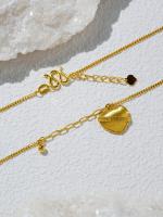 China 24K Gold Heart Pendant Jewelry for Women - 99.9% Pure Gold with IGI Certification and Lobster Clasp for sale