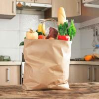 China Bio-degradable Kraft Paper Bread Bag Custom Greaseproof FO with Gravnre Printing for sale