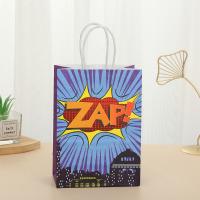 China Custom Color Accepted Kraft Paper Letter Bag for Holiday Gift and Printed Design for sale