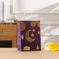 China Moon Festival Kraft Paper Printed Shopping Hand Party Candy Paper Bag for Celebrations for sale
