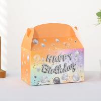 China Glitzy Birthday Cake Dessert Box with Art Paper Shopping Bag and Muffin Baking Box for sale
