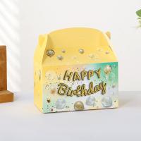 China Glitzy Birthday Cake Dessert Box with Art Paper Shopping Bag and Muffin Baking Box for sale