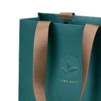 China Handmade Custom Order Luxury Matte Paper Shopping Bag for Customized Retail Packaging for sale