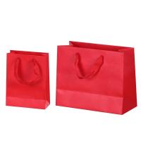 China Gift Packaging White Cardboard Paper Bag with Handle Custom Order Accepted for sale