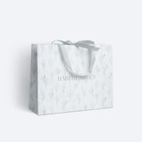 China Small Recycled Shopping Bags Gift Paper Bags With Business Name For Jewelry Packaging for sale