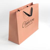 China Large Winter Sweater Packaging Customize Reusable Shopping Bag with Ivory Board Paper for sale