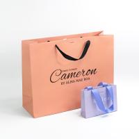 China Large Winter Sweater Packaging Customize Reusable Shopping Bag with Ivory Board Paper for sale