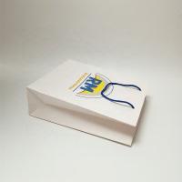 China Customized Size Business Gift Shopping Paper Bag with Handle and Customized Logo for sale