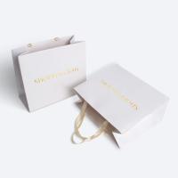 China Handmade Luxury Custom Printed Laminated Shopping Gift Paper Bag With Your Own Logo for sale