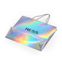 China Customized Size Hand Length Handle Jewelry Paper Shopping Bag with Luxury Logo Printing for sale