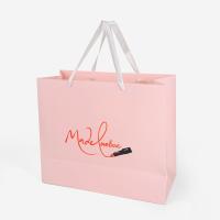 China Custom Order Sealing Handle Hand Length Handle Paper Bag with Your Logo for sale