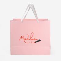 China Custom Order Sealing Handle Hand Length Handle Paper Bag with Your Logo for sale