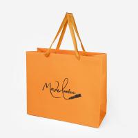 China Custom Order Sealing Handle Hand Length Handle Paper Bag with Your Logo for sale