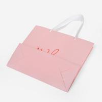 China Custom Order Sealing Handle Hand Length Handle Paper Bag with Your Logo for sale