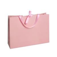 China Apparel Packaging Paper Bag with Customer's Logo and CMYK 4 Color Offset Printing for sale