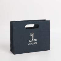 China Jewelry Gift Paper Shopping Bag with Custom Logo and Hand Length Handle Luxury Design for sale