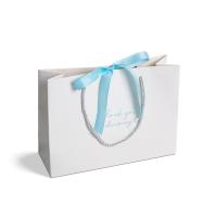 China Custom Logo Gravure Printing Christmas Gift Bags With Logo Shopping Bag Hard Paper Bag for sale