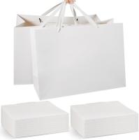 China Luxury Paper Bag Gift Packing with Customized Size and Ribbon Handle for sale