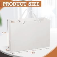 China Luxury Paper Bag Gift Packing with Customized Size and Ribbon Handle for sale