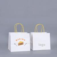 China Custom Color Accepted Brown Kraft Paper Shopping Bag with Custom Logo and Handle Printed for sale