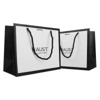 China Customized Size Ivory Board Paper Shopping Bags with Your Personalized Design for sale