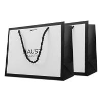 China Customized Size Ivory Board Paper Shopping Bags with Your Personalized Design for sale