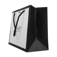 China Customized Size Ivory Board Paper Shopping Bags with Your Personalized Design for sale