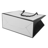 China Customized Size Ivory Board Paper Shopping Bags with Your Personalized Design for sale