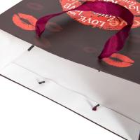 China Customized Luxury Fancy Craft Gift Paper Bag with Logo Print and Gravure Printing Surface for sale