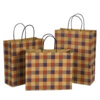 China Black White Food Snacks Packaging Craft Paper Bag for Shop Gift Shopping 16x6x12inches for sale