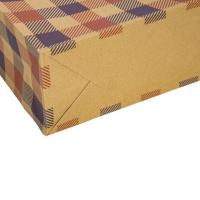 China Black White Food Snacks Packaging Craft Paper Bag for Shop Gift Shopping 16x6x12inches for sale