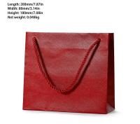 China Hand Length Handle Ivory Board Paper Shopping Bags with Custom Print and Luxury Design for sale